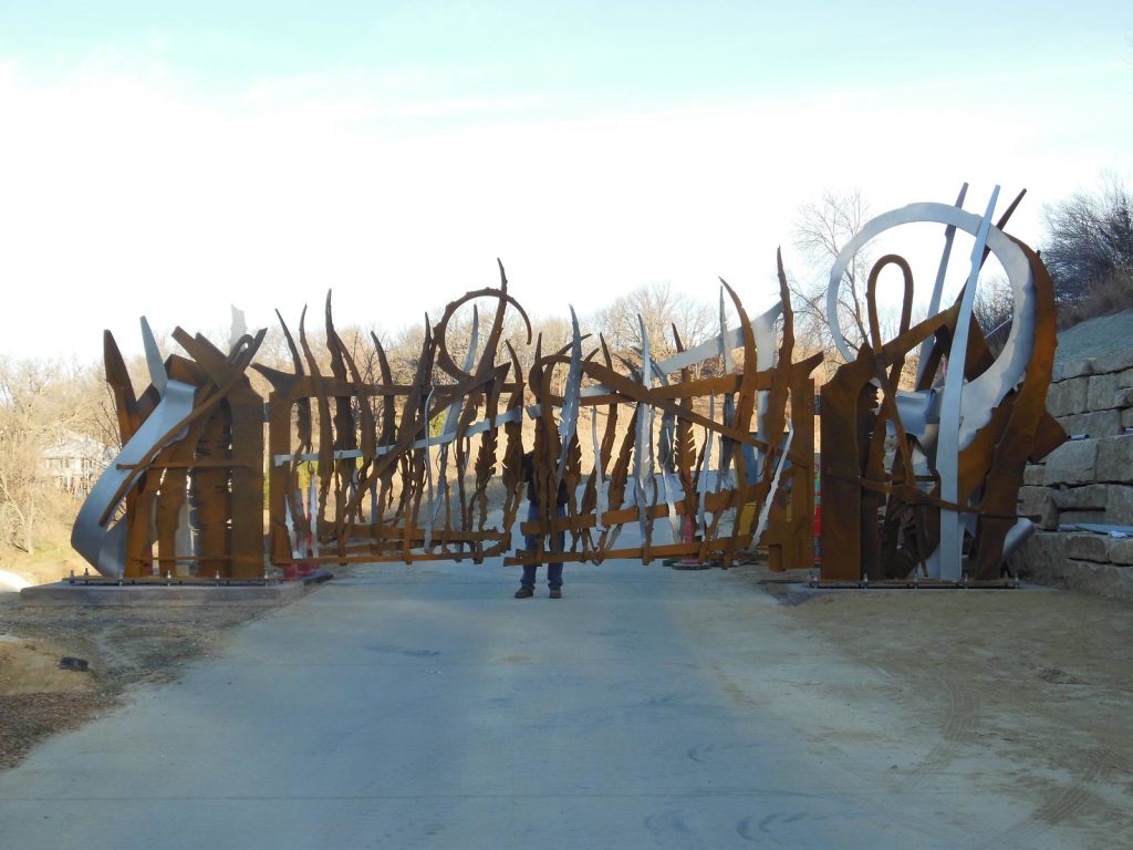 Asymmetrical Gate (Model) - Messums