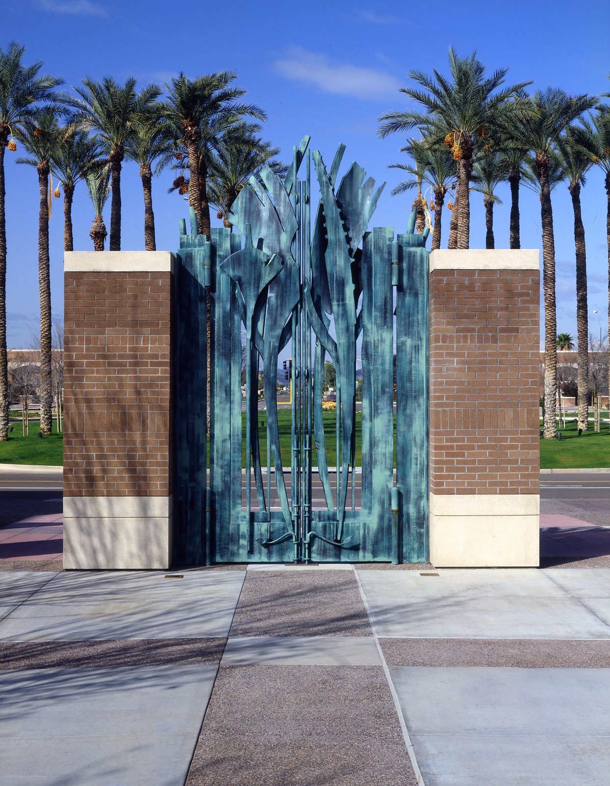 Ceremonial Gate at Arizona State University, Second Proposal (Drawing ...