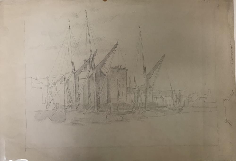 Dockside Scene (Brittany) - Messums: Org