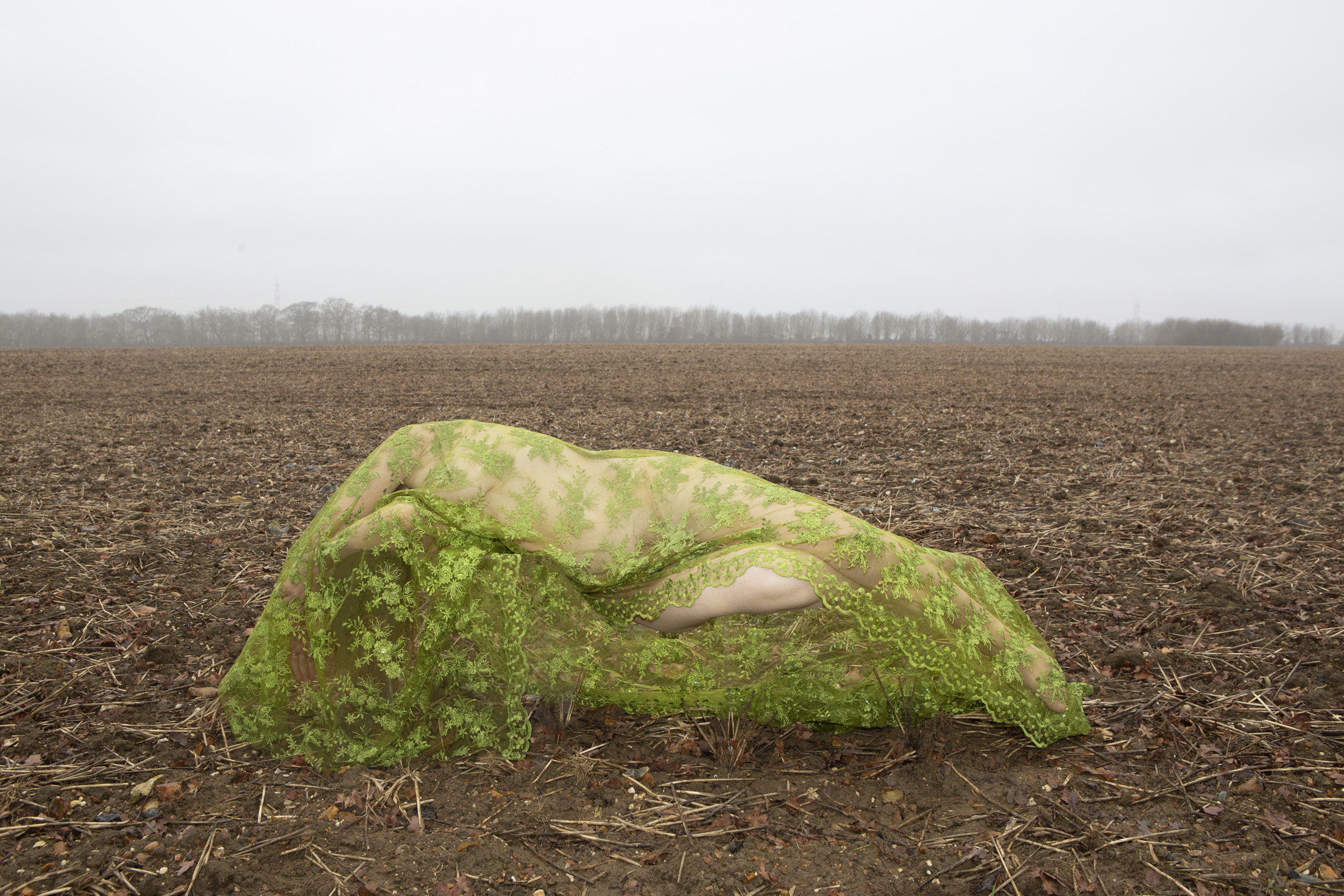 Self Portrait in Green Lace, Suffolk - Messums