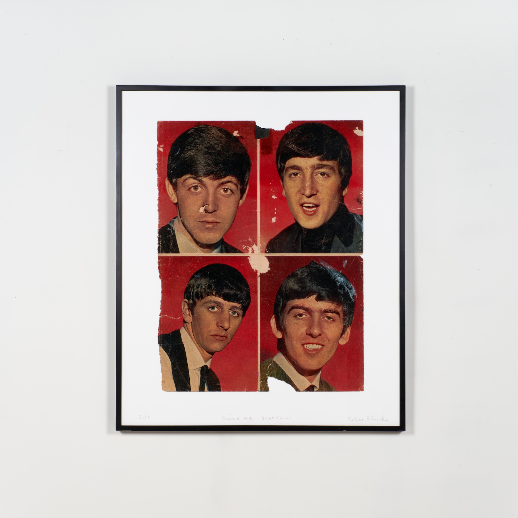 SOLD - Peter Blake ‘Found Art’ - ‘Beatles 1962’ - Messums: Org